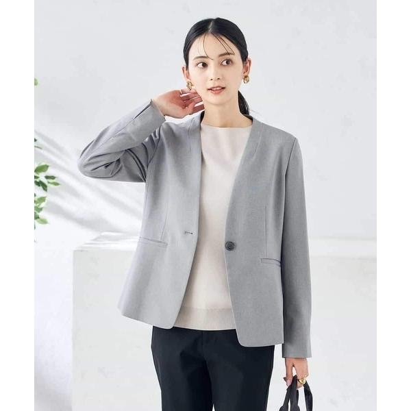 『タイムセール実施中』ZOZO問い合わせ番号:92839525ショップ:a.v.v，アー・ヴェ・ヴェブランド:a.v.v，アーヴェヴェ商品名:【洗える/ストレッチ/UVカット】麻調ストレッチノーカラージャケットカテゴリ:ジャケット/アウター...