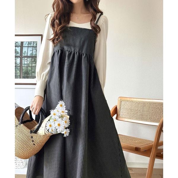 『タイムセール実施中』ZOZO問い合わせ番号:92840618ショップ:Classical Elf，クラシカルエルフブランド:classicalelf，クラシカルエルフ商品名:後ろ姿も可愛く盛れちゃう♪サッカー素材バックリボンフレアキャミワ...