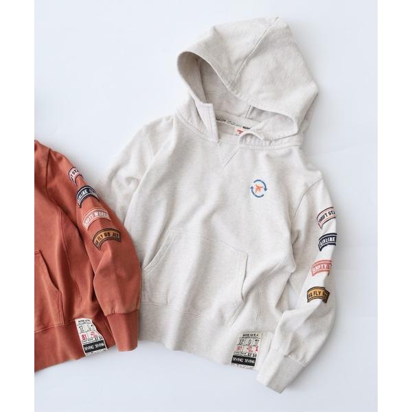 『タイムセール実施中』ZOZO問い合わせ番号:92840682ショップ:FUNALIVE，ファンアライブブランド:FUNALIVE，ファンアライブ商品名:ヴィンテージライク　後付けフード刺繍＆ワッペンパーカーカテゴリ:トップス>パーカ...