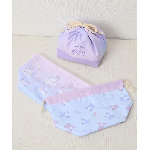 ZOZO問い合わせ番号:92841306ショップ:nissen，ニッセンブランド:QUNTSTYLE，キュントスタイル商品名:マチ付きランチ巾着３枚組カテゴリ:バッグ>ハンドバッグブランド品番:CPL0125A0003素材:ポリエステ...