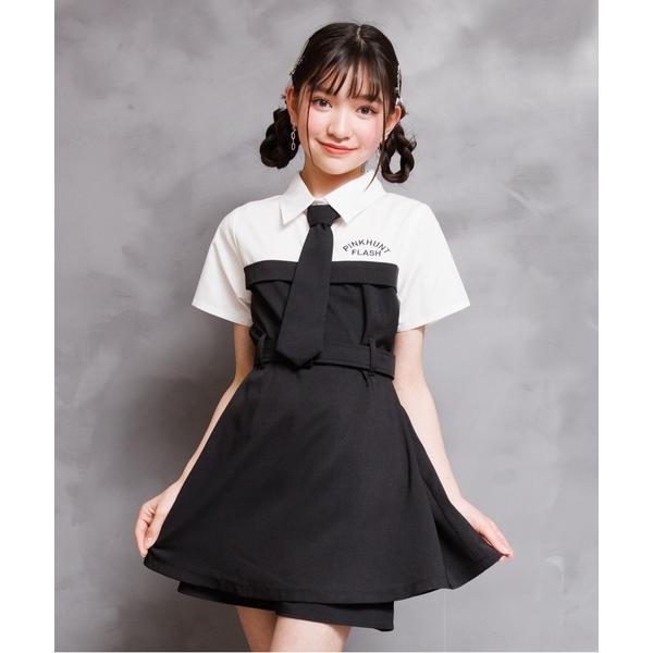 『タイムセール実施中』ZOZO問い合わせ番号:92842115ショップ:BABYDOLL，ベビードールブランド:PINKHUNT，ピンクハント商品名:PINKHUNT ピンクハント ネクタイ付き チュニック セットアップ 0562Kカテゴリ...