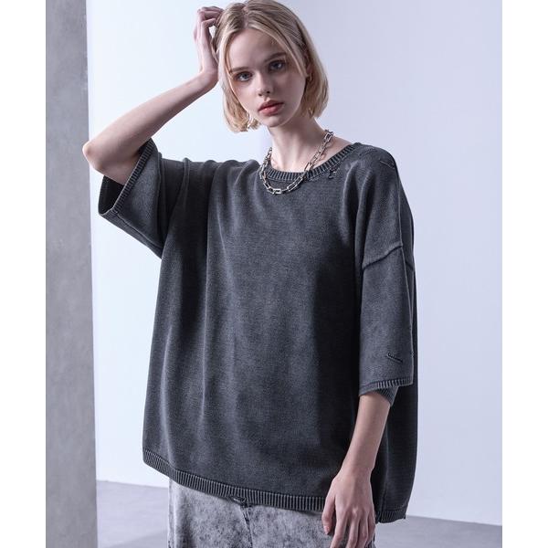『タイムセール実施中』ZOZO問い合わせ番号:92842293ショップ:EMMA CLOTHES，エマ クローズブランド:Loose/ルース，ルース商品名:ヴィンテージ ダメージサマーニットカテゴリ:トップス>Tシャツ/カットソーブラ...