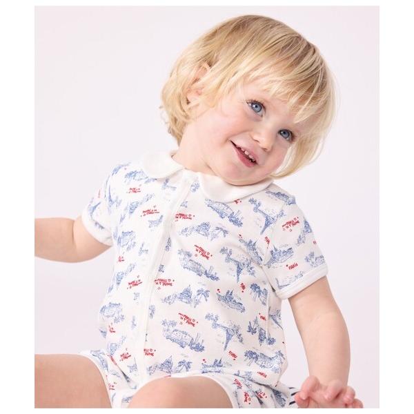 『セール実施中』※このアイテムは返品・交換対象外商品です。ZOZO問い合わせ番号:92842975ショップ:PETIT BATEAU，プチバトーブランド:PETIT BATEAU，プチバトー商品名:ショートロンパースカテゴリ:ママ＆ベビー&...