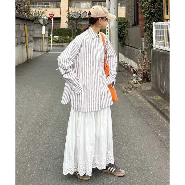 『タイムセール実施中』ZOZO問い合わせ番号:92843065ショップ:CORNERS，コーナーズブランド:CORNERS by KR，コーナーズバイケーアール，CORNERS，コーナーズ商品名:【CORNERS by KR】刺繍ストライプ...