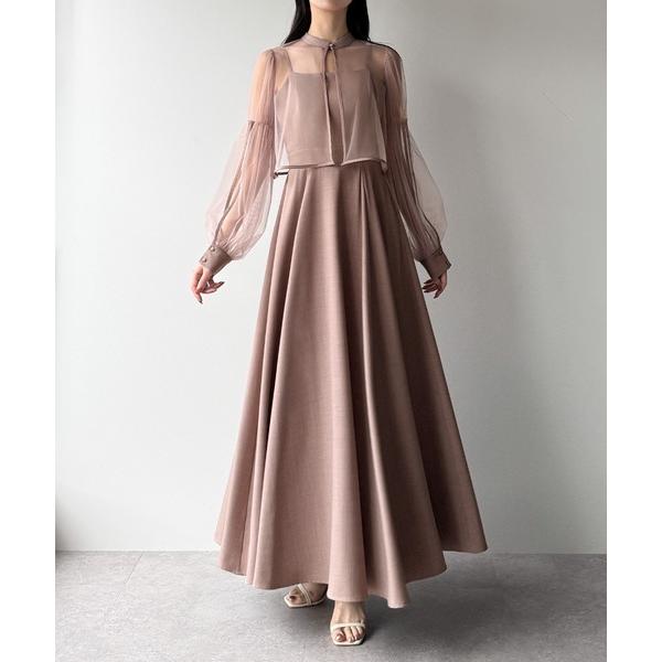 『タイムセール実施中』ZOZO問い合わせ番号:92844104ショップ:junoah，ジュノアブランド:Meiru，メイル商品名:スリットスリーブチュールボレロ＋フレアキャミワンピースset[高身長サイズMT/低身長サイズS有り]カテゴリ:...