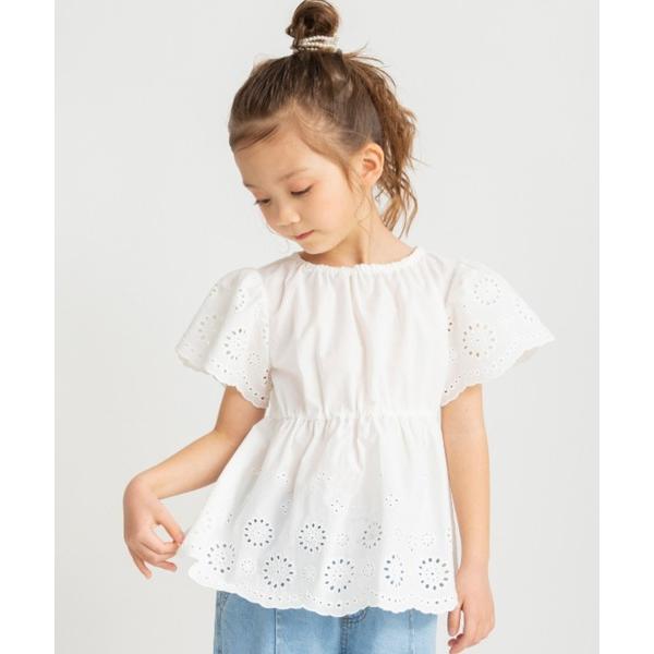 ZOZO問い合わせ番号:92844148ショップ:branshes，ブランシェスブランド:branshes，ブランシェス商品名:【綿100％】ローンスカラップ刺繍チュニックカテゴリ:トップス>シャツ/ブラウスブランド品番:12-521...