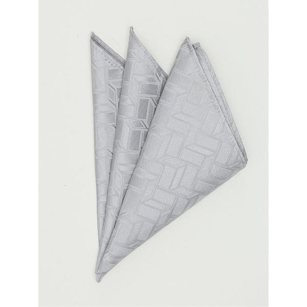 『タイムセール実施中』ZOZO問い合わせ番号:92874505ショップ:TAKA-Q，タカキューブランド:TAKA-Q，タカキュー商品名:【シルク混】タカキュー  ジオメトリック柄チーフカテゴリ:フォーマルスーツ/小物>ポケットチーフ...