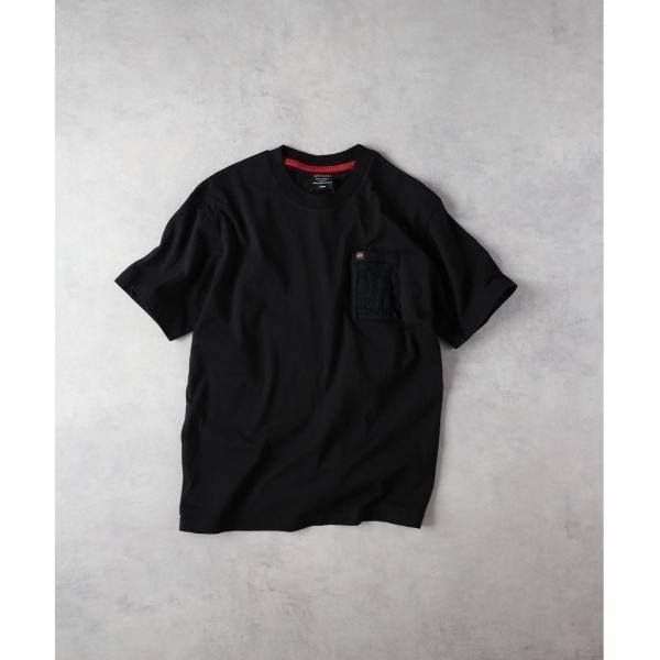 『タイムセール実施中』ZOZO問い合わせ番号:92905975ショップ:Right-on，ライトオンブランド:Alpha Industries，アルファインダストリーズ，Right-on，ライトオン商品名:【ALPHA】胸ポケットＴシャツカ...