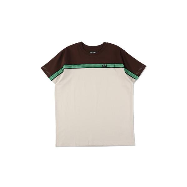 ZOZO問い合わせ番号:92908157ショップ:WIND AND SEA，ウィンダンシーブランド:WIND AND SEA，ウィンダンシー商品名:Switched Border S/S Teeカテゴリ:トップス>Tシャツ/カットソー...