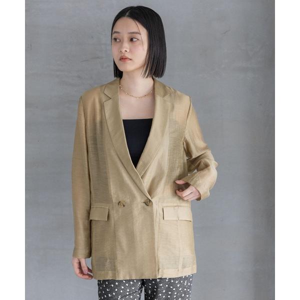 ZOZO問い合わせ番号:92908962ショップ:A part by，アパートバイブランド:A part by，アパートバイ商品名:≪追加3≫シアーWジャケットカテゴリ:ジャケット/アウター>テーラードジャケットブランド品番:2906...