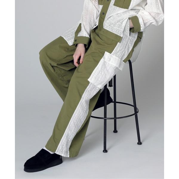 ZOZO問い合わせ番号:92909393ショップ:AVIREX WOMAN，アヴィレックス ウーマンブランド:AVIREX，アヴィレックス商品名:《WEB LIMITED Belle LINE》LACE CARGO PANTS/レースカーゴ...