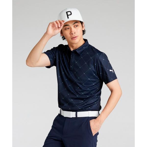 『タイムセール実施中』ZOZO問い合わせ番号:92909689ショップ:PUMA STORE ZOZO，プーマストアゾゾブランド:PUMA，プーマ商品名:PUMA プーマ メンズ ゴルフ SB アーガイル AOP 半袖 ポロシャツカテゴリ:...
