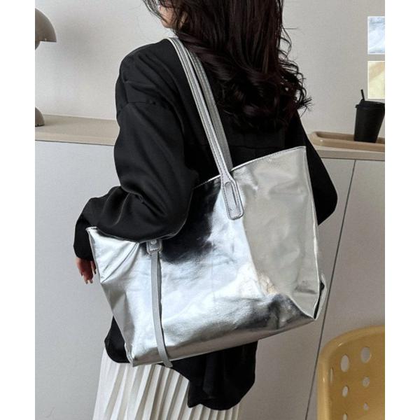 『タイムセール実施中』ZOZO問い合わせ番号:92940177ショップ:Ada.，エイダブランド:Forcement，フォースメント商品名:シルバーシンプルショルダーバッグカテゴリ:バッグ>ショルダーバッグブランド品番:f-bag-0...