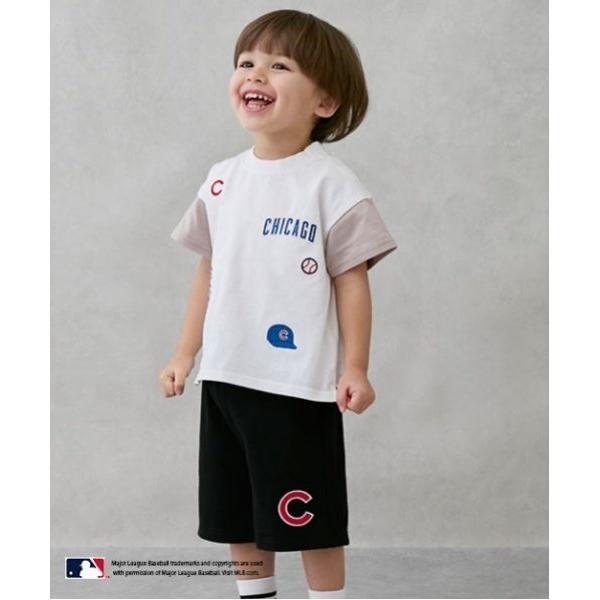 『セール実施中』ZOZO問い合わせ番号:92940364ショップ:petit main，プティマインブランド:petit main，プティマイン商品名:【MLB】カットデニムハーフパンツカテゴリ:パンツ>デニムパンツブランド品番:95...