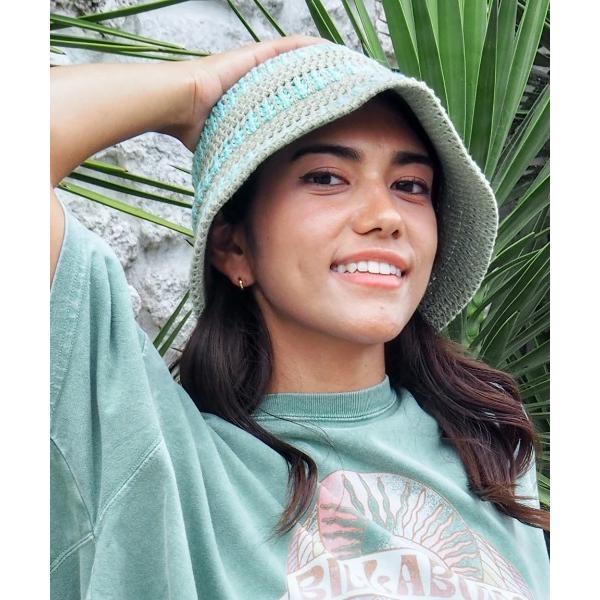 『セール実施中』ZOZO問い合わせ番号:92941030ショップ:BILLABONG，ビラボンブランド:BILLABONG，ビラボン商品名:BILLABONG レディース CROCHE HAT STRIPE ハット 【2025年春夏モデル】...