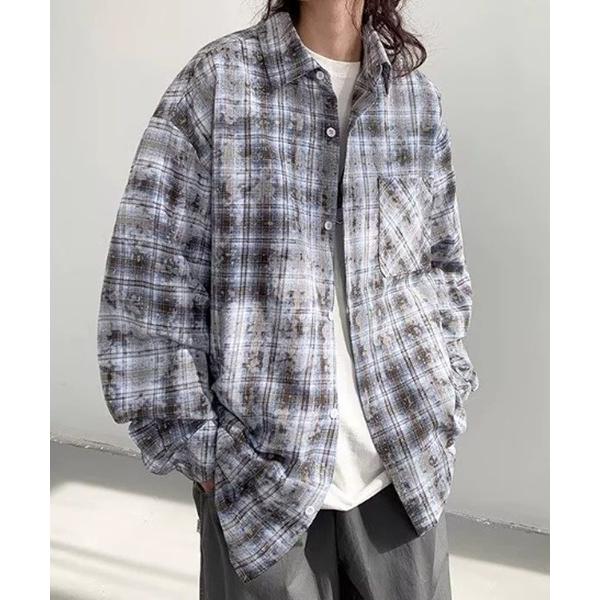 『セール実施中』ZOZO問い合わせ番号:92942651ショップ:ROOP TOKYO，ループトーキョーブランド:ALL RUNS，オールランズ，ROOPTOKYO，ループトウキョウ商品名:Vintage Finish Check Shir...