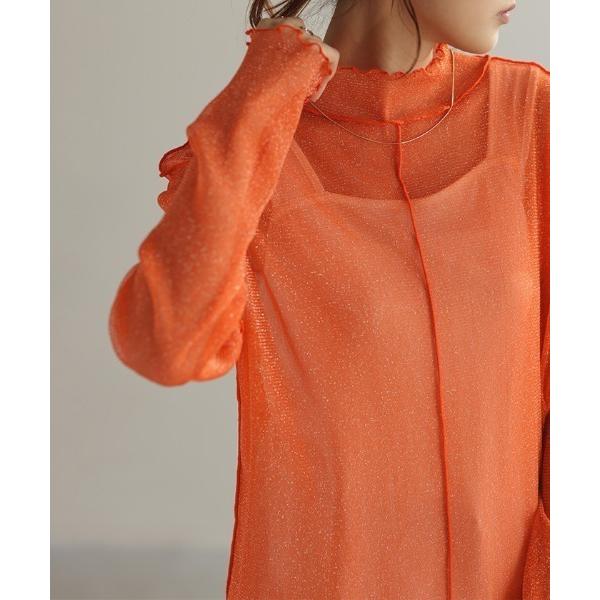 ZOZO問い合わせ番号:92942955ショップ:HUG.U，ハグユーブランド:HUG.U，ハグユー商品名:ラメメロウシアートップスカテゴリ:トップス>その他トップスブランド品番:d688素材:レーヨン72%， ポリエステル17%， ...