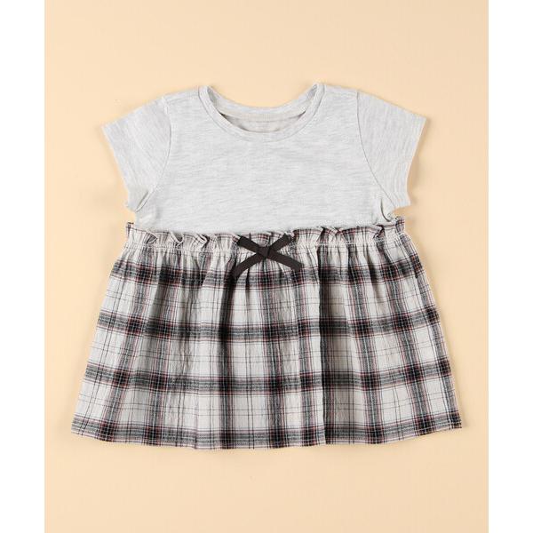 『タイムセール実施中』※このアイテムは返品・交換対象外商品です。ZOZO問い合わせ番号:92943591ショップ:COMME CA ISM，コムサイズムブランド:COMME CA ISM，コムサイズム商品名:くしゅっとチェック チュニックT...