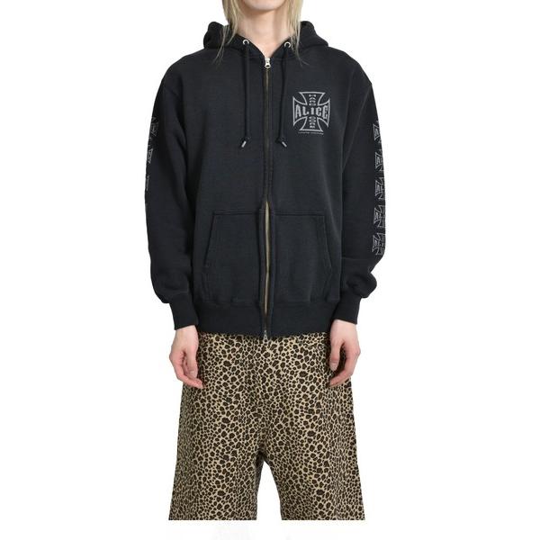 ZOZO問い合わせ番号:92954504ショップ:NUBIAN，ヌビアンブランド:ALICE HOLLYWOOD，アリスハリウッド商品名:DESTROYED CHOPPER FULL ZIP HOODIEカテゴリ:トップス>パーカーブ...