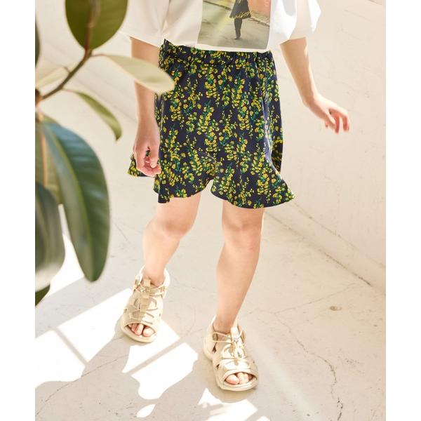 『セール実施中』ZOZO問い合わせ番号:92974840ショップ:ROPE' PICNIC，ロぺピクニックブランド:ROPE' PICNIC，ロペピクニック商品名:【KIDS/キッズ】フラワー柄インパン付きスカート/リンクコーデカテゴリ:ス...