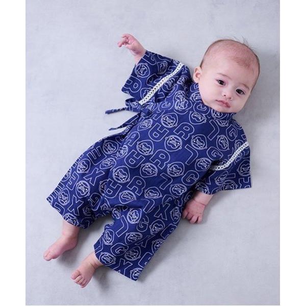 『セール実施中』ZOZO問い合わせ番号:92974960ショップ:X-girl Stages，エックスガール ステージスブランド:XLARGE KIDS，エクストララージキッズ商品名:ファニーゴリラ総柄甚平オールカテゴリ:水着/着物・浴衣&...