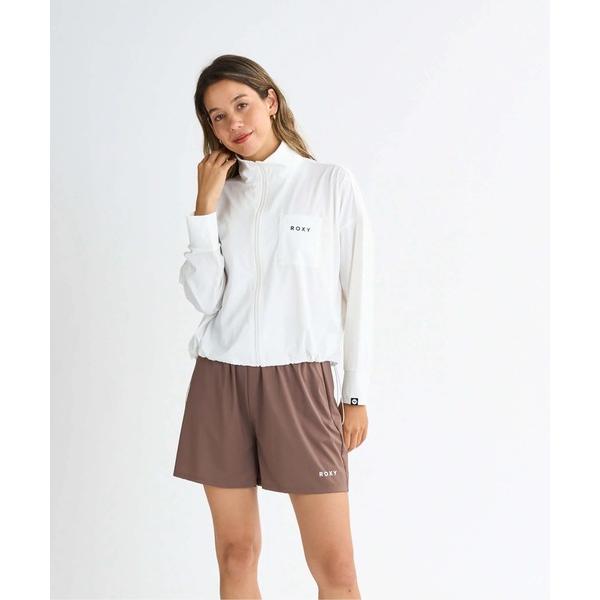 『タイムセール実施中』ZOZO問い合わせ番号:92975829ショップ:ROXY/QUIKSILVER，ロキシー/クイックシルバーブランド:ROXY，ロキシー商品名:AURORA STAND/ロキシードローコード付き長袖ジップアップラッシュ...