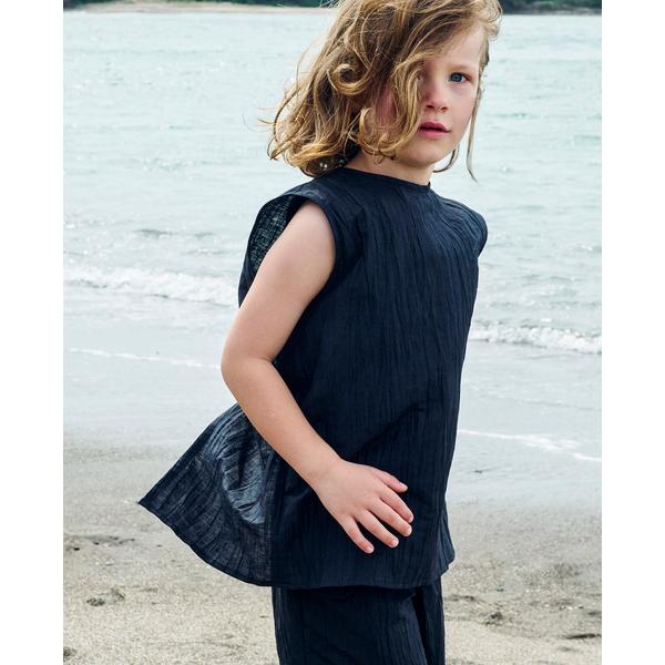 ZOZO問い合わせ番号:92976109ショップ:IENA，イエナブランド:IENA ENFANT，イエナアンファン商品名:【MOUN TEN. /マウンテン】別注 linenblend N/Sチュニック kids(110cm-140cm)...