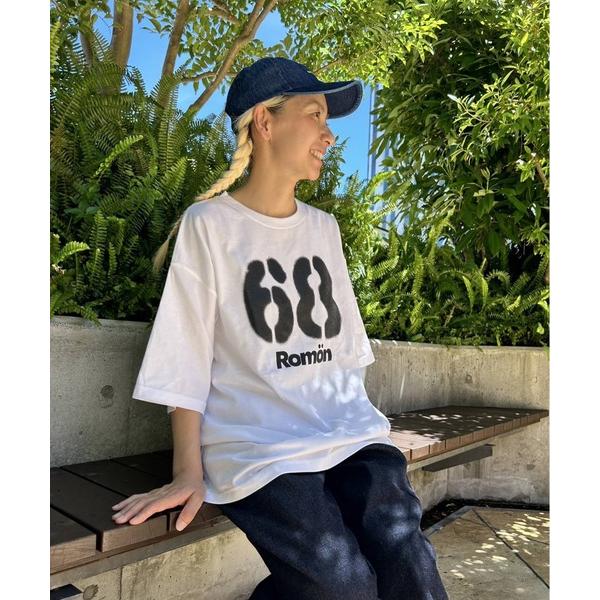 ZOZO問い合わせ番号:92976399ショップ:GREEN BOWL，グリーンボウルブランド:Romon，ロマン，GREEN BOWL，グリーンボウル商品名:Romon Big Silhouette T-shirts(68)カテゴリ:トッ...