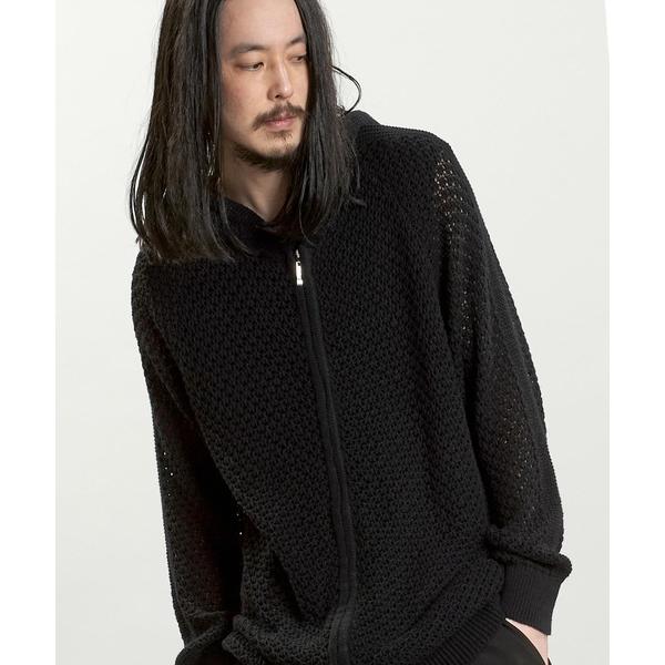 『タイムセール実施中』ZOZO問い合わせ番号:92976902ショップ:NO ID.，ノーアイディーブランド:NO ID.，ノーアイディ商品名:【NO ID.】Changing Sheer Knit Zip Parka / チェンジング シ...