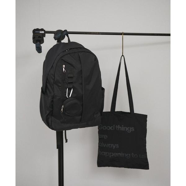 ZOZO問い合わせ番号:92978189ショップ:ADAM ET ROPE'，アダムエロペブランド:SALON adam et rope'，サロン アダム エ ロペ商品名:ラウンドポーチ＆エコバッグ付きリュックカテゴリ:バッグ>バック...