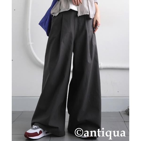 『タイムセール実施中』ZOZO問い合わせ番号:92978651ショップ:antiqua，アンティカブランド:antiqua，アンティカ商品名:リネンワイドパンツカテゴリ:パンツ>その他パンツブランド品番:AYA-00033素材:表地：...