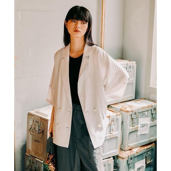 『タイムセール実施中』ZOZO問い合わせ番号:92978788ショップ:niko and...，ニコアンドブランド:niko and...，ニコアンド商品名:【MODE NORM CORE】ジョーゼットルーズジャケットカテゴリ:ジャケット/...