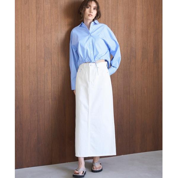 『セール実施中』ZOZO問い合わせ番号:92979131ショップ:Mila Owen，ミラ オーウェンブランド:Mila Owen，ミラオーウェン商品名:後ベンツストレートマキシデニムスカートカテゴリ:スカート>スカートブランド品番:...