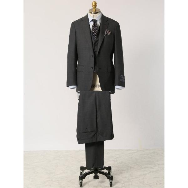 ZOZO問い合わせ番号:93009641ショップ:TAKA-Q，タカキューブランド:SUITIST，スーティスト，TAKA-Q，タカキュー商品名:【シルク混ウール SUPER140'S】スーティスト 2ボタン3ピース セットアップスーツ グ...