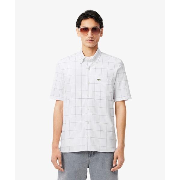 『タイムセール実施中』ZOZO問い合わせ番号:93009738ショップ:LACOSTE，ラコステブランド:LACOSTE，ラコステ商品名:ウィンドウペーンチェックジャージシャツカテゴリ:トップス>シャツ/ブラウスブランド品番:CH64...