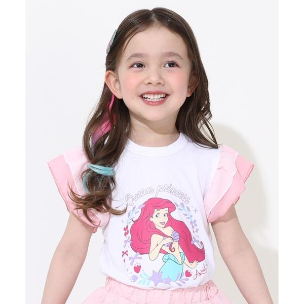 ZOZO問い合わせ番号:93013093ショップ:BABYDOLL，ベビードールブランド:Disney，ディズニー商品名:ディズニー プリンセス / フリルTシャツ 0325Kカテゴリ:トップス>Tシャツ/カットソーブランド品番:DI...