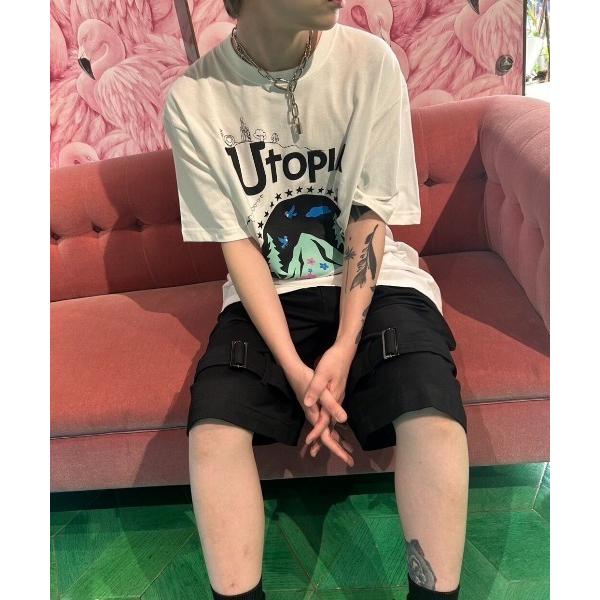 ZOZO問い合わせ番号:93013327ショップ:MILK，ミルクブランド:MILKBOY，ミルクボーイ商品名:UTOPIA Tシャツカテゴリ:トップス>Tシャツ/カットソーブランド品番:20252203素材:綿100%原産国:中国カ...