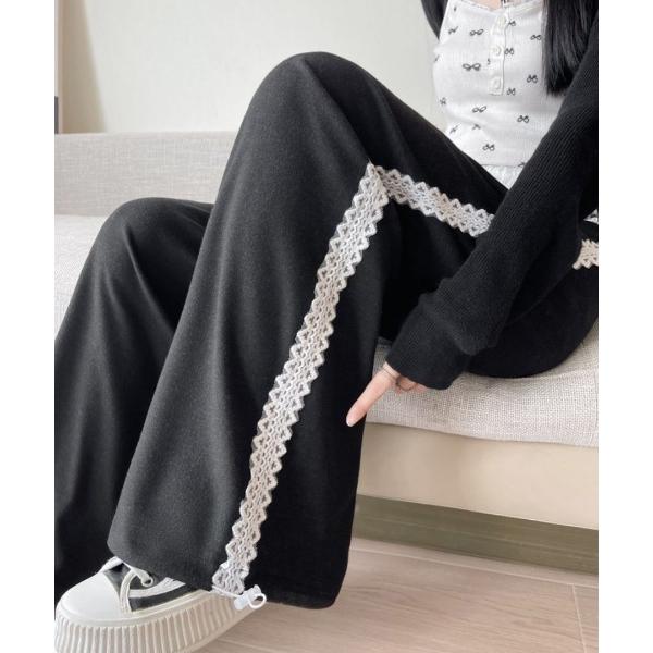 『タイムセール実施中』ZOZO問い合わせ番号:93045055ショップ:Ada.，エイダブランド:REMUR，レミュール商品名:レーススウェットパンツカテゴリ:パンツ>スウェットパンツブランド品番:145-01980素材:綿65% ポ...