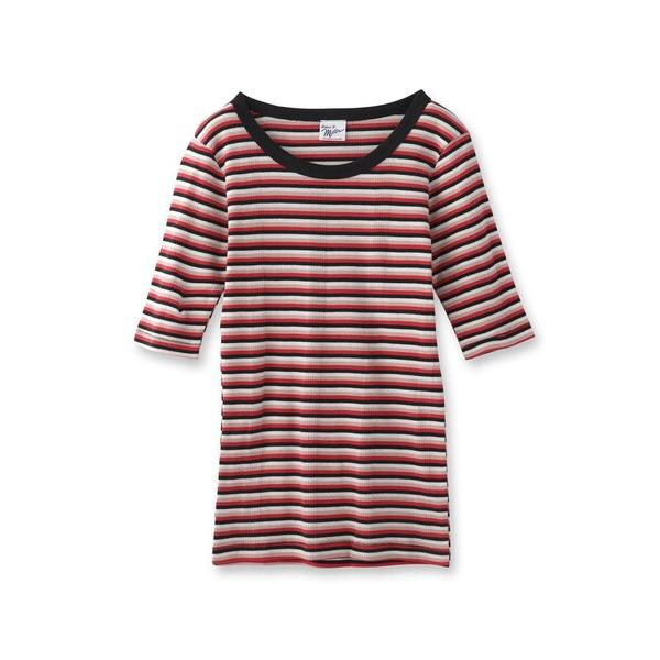 ZOZO問い合わせ番号:93045104ショップ:DRESSTERIOR，ドレステリアブランド:DRESSTERIOR，ドレステリア商品名:Robert．P．Miller（ロベルト・ピー・ミラー）822C パネルリブ H／S Tシャツカテゴ...