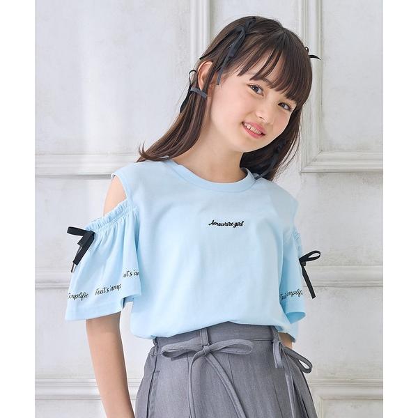 『タイムセール実施中』ZOZO問い合わせ番号:93045376ショップ:cross marche，クロスマルシェブランド:Amourire girl，アムリールガール，cross marche，クロスマルシェ商品名:オープンショルダー リボ...