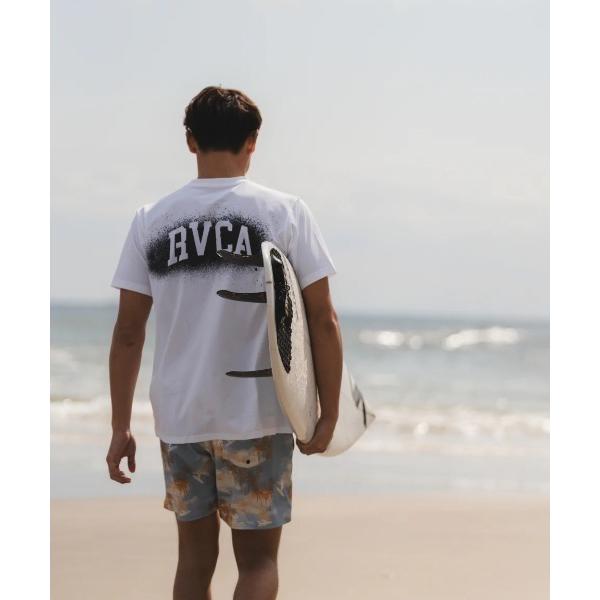『セール実施中』ZOZO問い合わせ番号:93047010ショップ:BOARDRIDERS，ボードライダーズブランド:RVCA，ルーカ商品名:RVCA メンズ IVY STENCIL ST サーフTシャツ 【2025年春夏モデル】/ルーカ水陸...