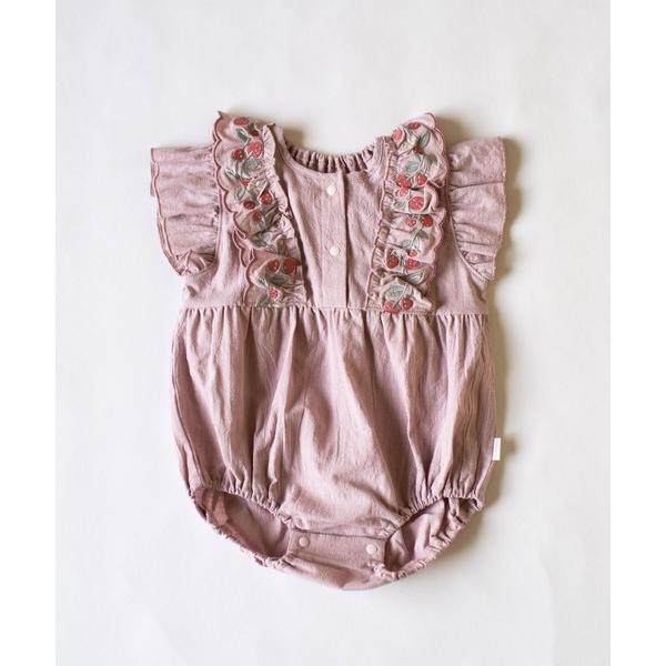 『セール実施中』※このアイテムは返品・交換対象外商品です。ZOZO問い合わせ番号:93047672ショップ:Si・Shu・Non，シ・シュ・ノンブランド:mocmof，モクモフ，Si・Shu・Non，シシュノン商品名:フルーツ 刺繍ロンパー...
