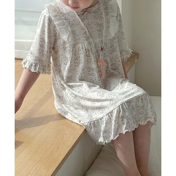 『タイムセール実施中』ZOZO問い合わせ番号:93047963ショップ:aimoha，アイモハブランド:aimoha，アイモハ商品名:【aimoha-KIDS-】ボタニカルプリントルームワンピースカテゴリ:ワンピース/ドレス>ワンピー...