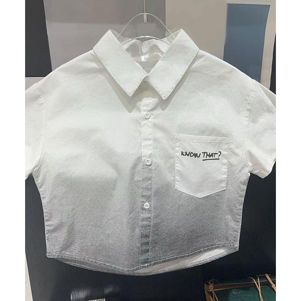 『タイムセール実施中』ZOZO問い合わせ番号:93048062ショップ:aimoha，アイモハブランド:aimoha，アイモハ商品名:【aimoha-KIDS-】パッチポケット半袖シャツカテゴリ:トップス>シャツ/ブラウスブランド品番...