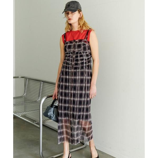ZOZO問い合わせ番号:93048157ショップ:MAISON SPECIAL，メゾン スペシャルブランド:MAISON SPECIAL，メゾンスペシャル商品名:See-through Plaid Layered Dress/シースルーチェ...