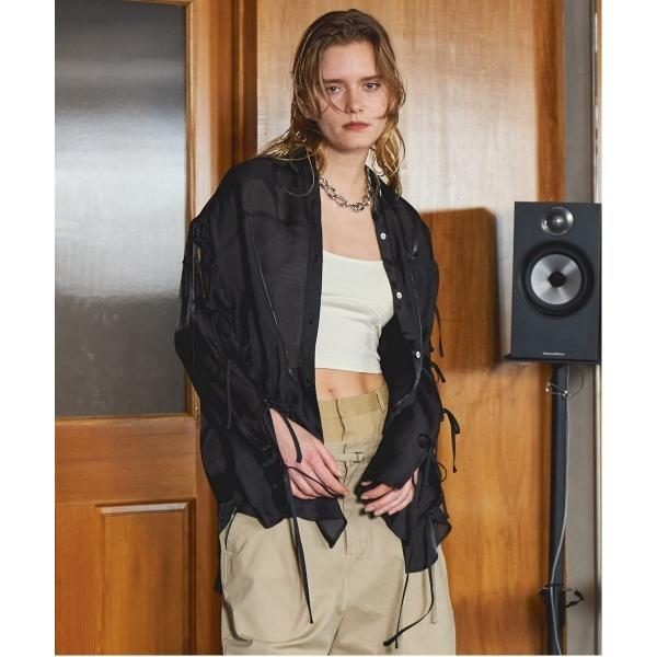 ZOZO問い合わせ番号:93048172ショップ:MAISON SPECIAL，メゾン スペシャルブランド:MAISON SPECIAL，メゾンスペシャル商品名:Oversize Shear Ribbon Shirt/オーバーシアーリボンシ...