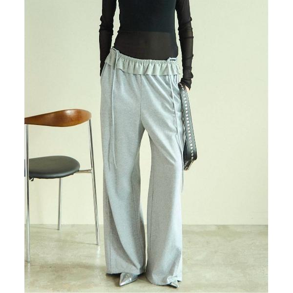 ZOZO問い合わせ番号:93048223ショップ:MAISON SPECIAL，メゾン スペシャルブランド:MAISON SPECIAL，メゾンスペシャル商品名:Waist Ruffle Sweatpants/ウエストフリルスウェットパンツ...