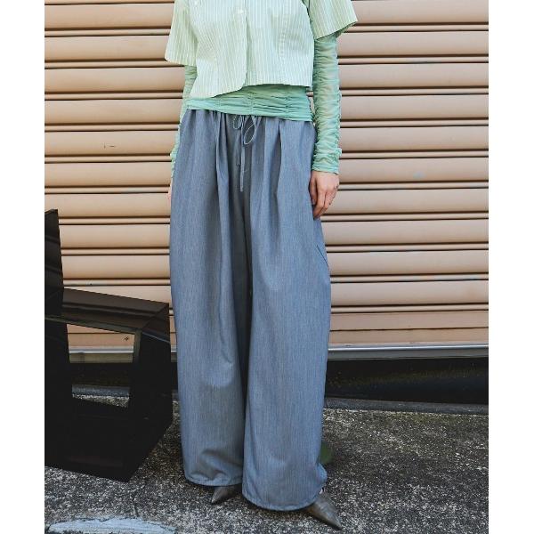 ZOZO問い合わせ番号:93048224ショップ:MAISON SPECIAL，メゾン スペシャルブランド:MAISON SPECIAL，メゾンスペシャル商品名:Drawstring Wide Easy Pants/ドローストリングワイドイ...