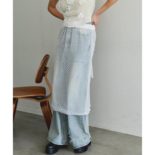 ZOZO問い合わせ番号:93048240ショップ:MAISON SPECIAL，メゾン スペシャルブランド:MAISON SPECIAL，メゾンスペシャル商品名:Pearl Beaded Skirt/パールビーズスカート【MAISON SP...