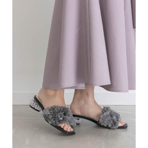 『セール実施中』ZOZO問い合わせ番号:93048898ショップ:RANDA，ランダブランド:RANDA，ランダ商品名:シフォンフラワーミュールサンダルカテゴリ:シューズ>サンダルブランド品番:PS35268素材:シフォン生地、合成皮...